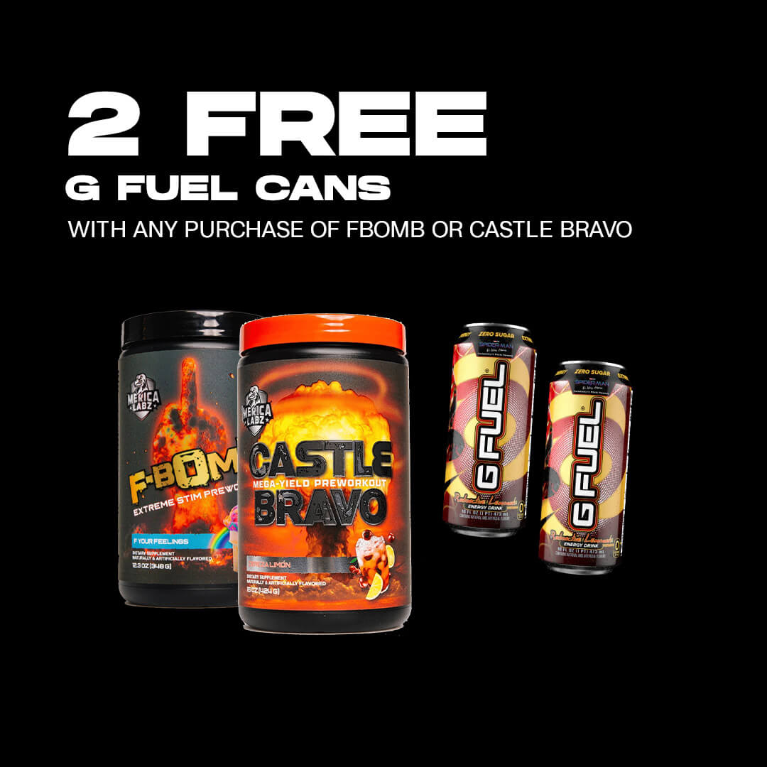 2 x GFUEL Can Promo | Powerhouse Supplements